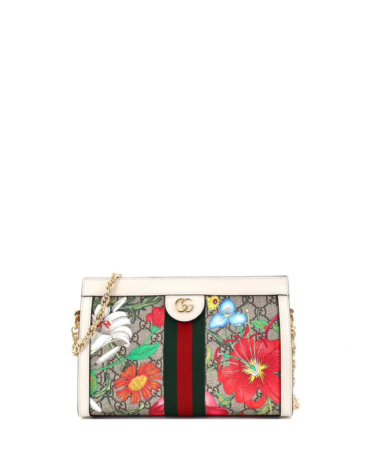 Click here for Pre-Owned Gucci Small Ophidia Chain Shoulder Bag F... prices