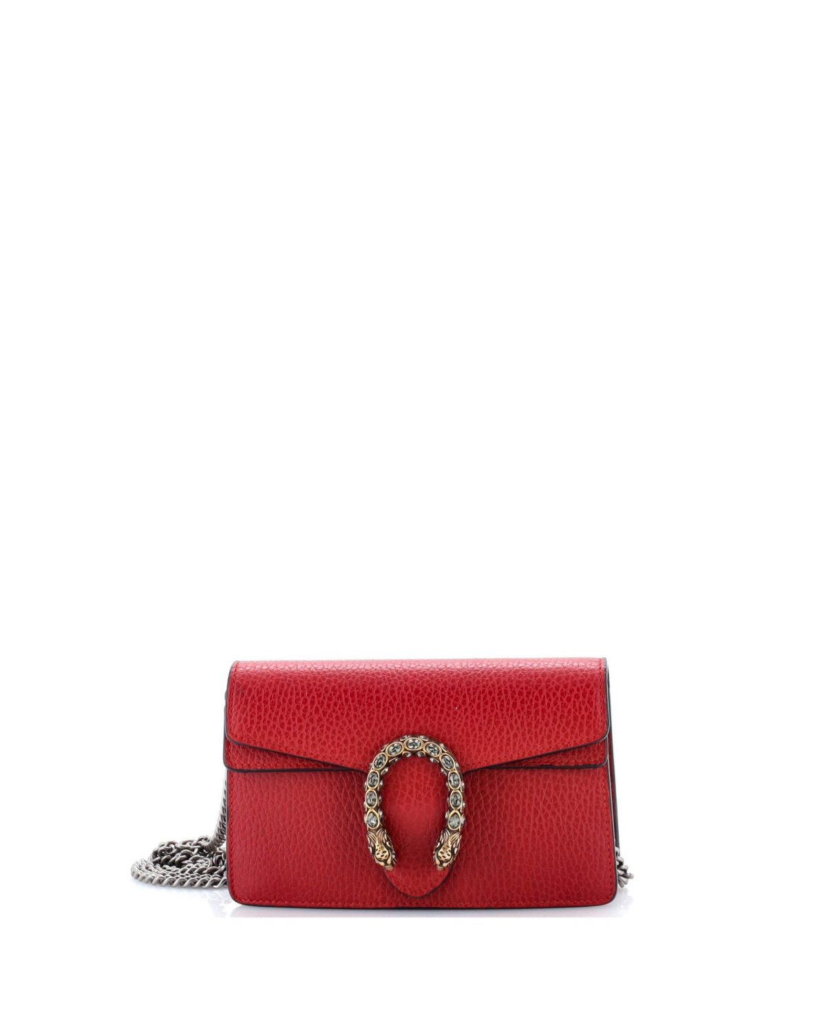 Click here for Pre-Owned Gucci Small Dionysus Bag Leather - Red prices