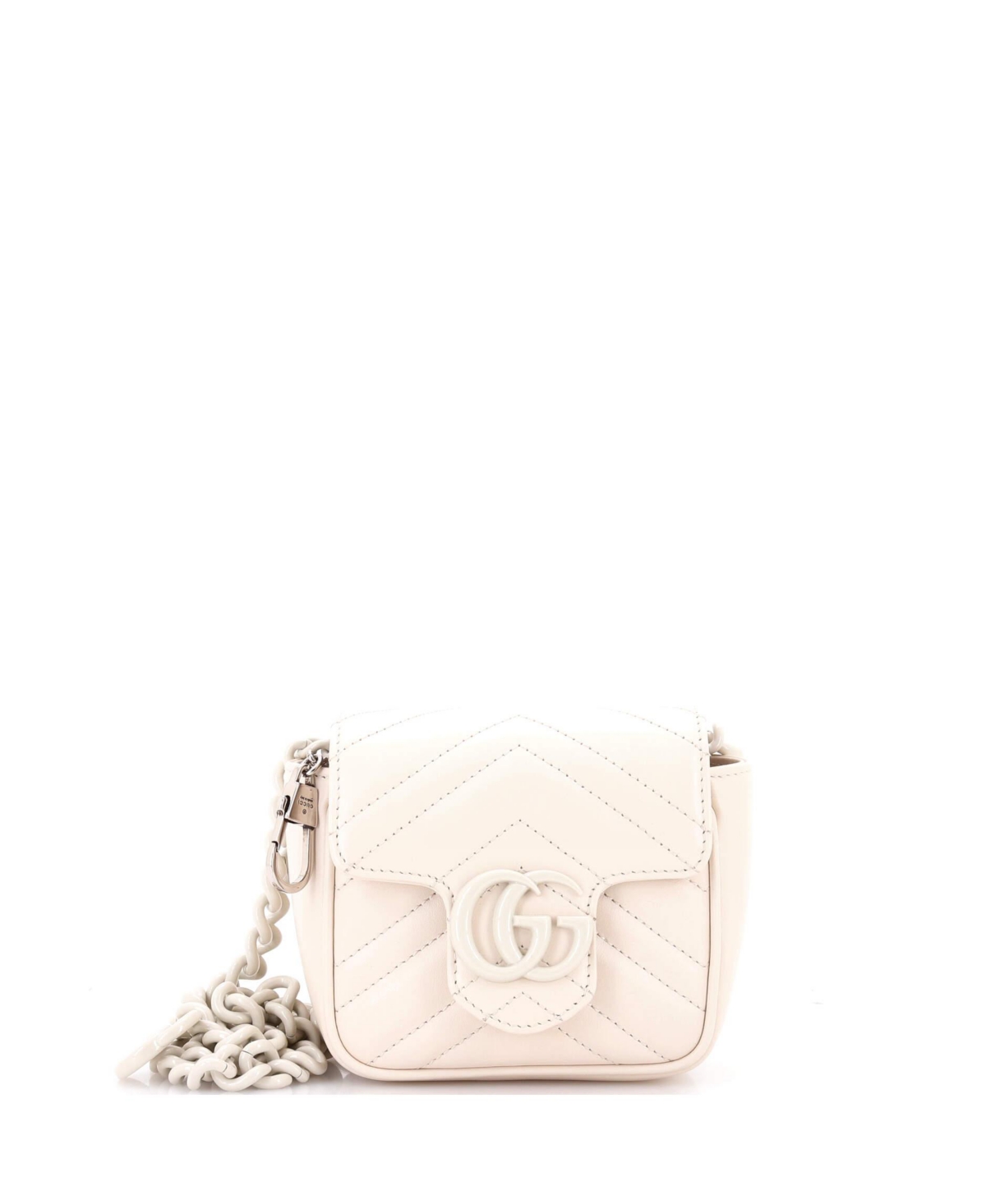 Click here for Pre-Owned Gucci Mini Gg Marmont Flap Belt Bag Mate... prices