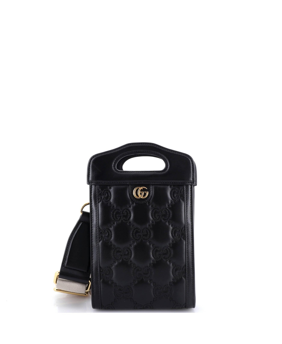 Click here for Pre-Owned Gucci Mini Top Handle Crossbody Bag Gg M... prices