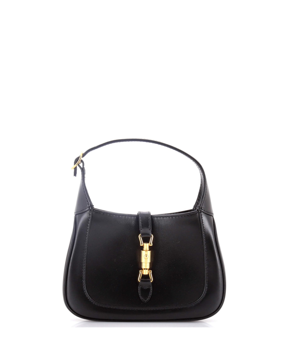 Click here for Pre-Owned Gucci Mini Jackie 1961 Hobo Leather - Bl... prices