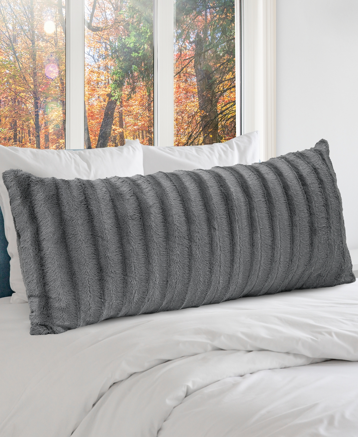 Click here for Cheer Collection Textured Long Decorative Pillow... prices