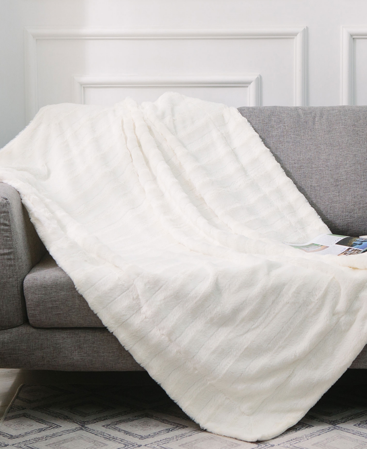 Click here for Cheer Collection Textured Decorative Throw  108 x... prices