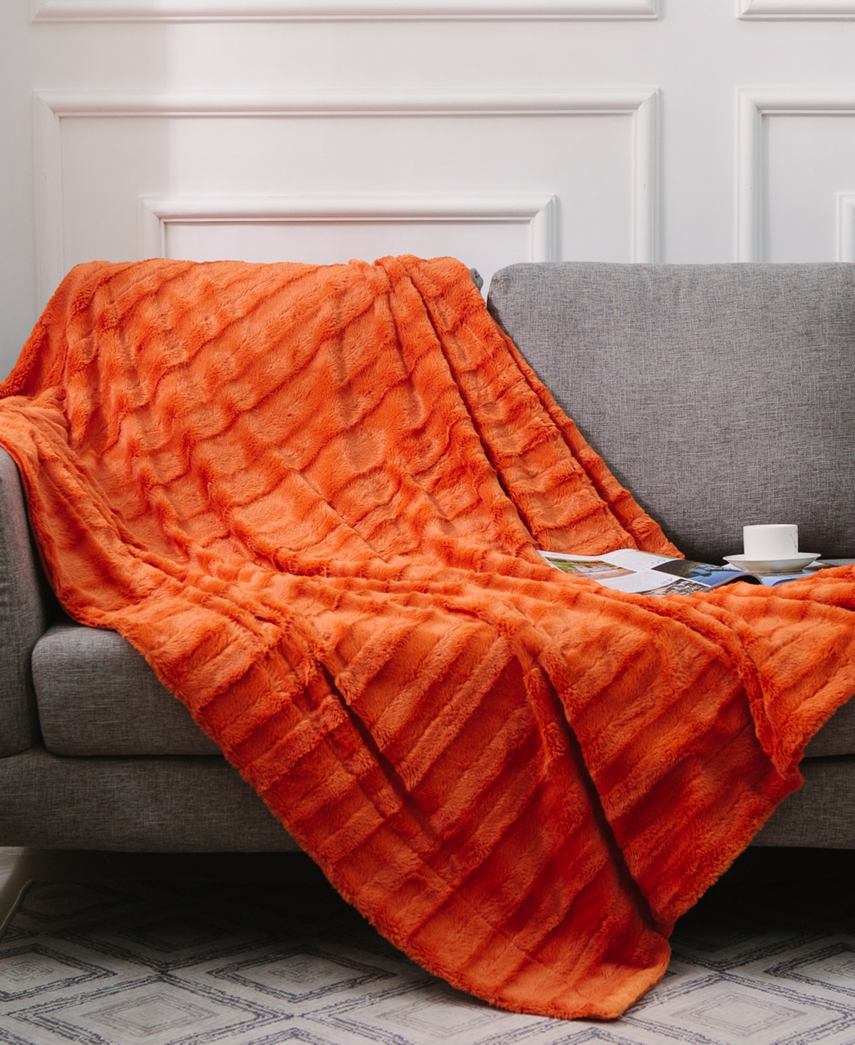 Click here for Cheer Collection Textured Decorative Throw  108 x... prices