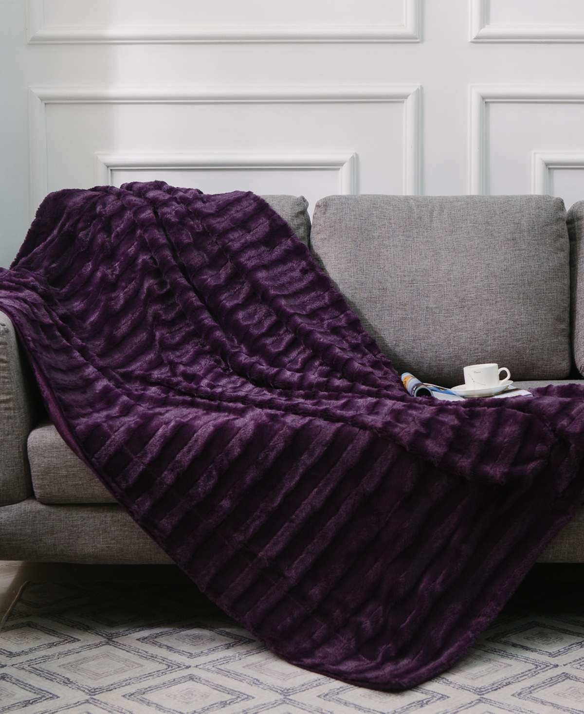 Click here for Cheer Collection Textured Decorative Throw  108 x... prices