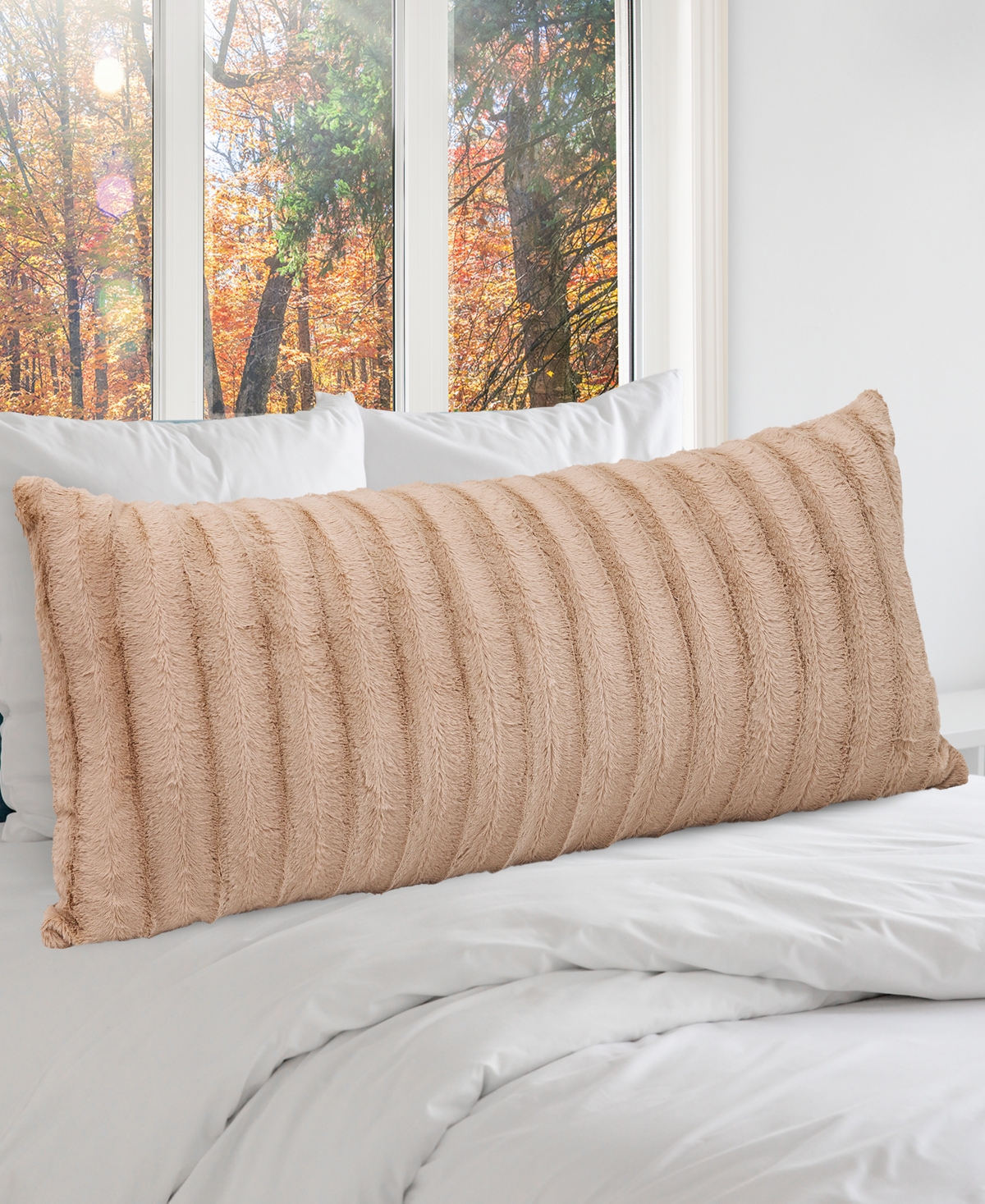 Click here for Cheer Collection Textured Long Decorative Pillow... prices