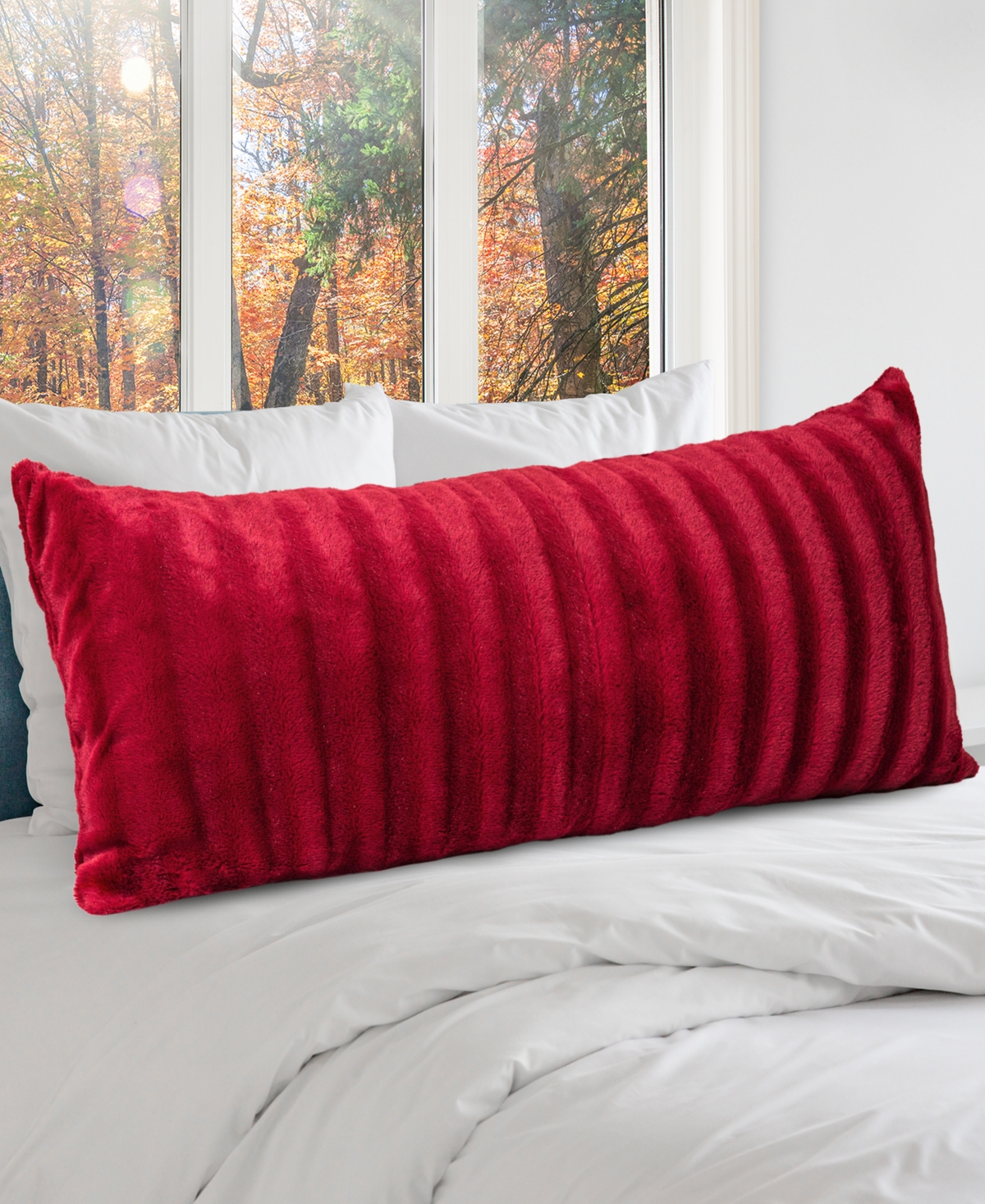 Click here for Cheer Collection Textured Long Decorative Pillow... prices