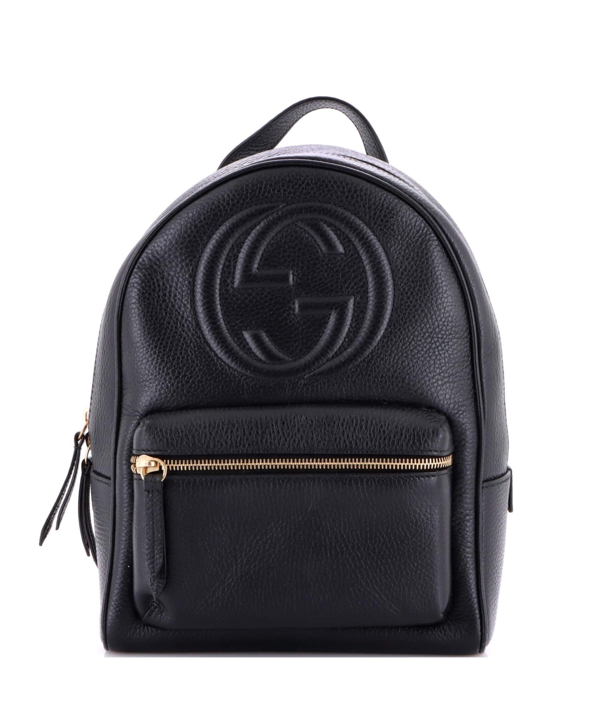 Click here for Pre-Owned Gucci Soho Chain Backpack Leather - Blac... prices