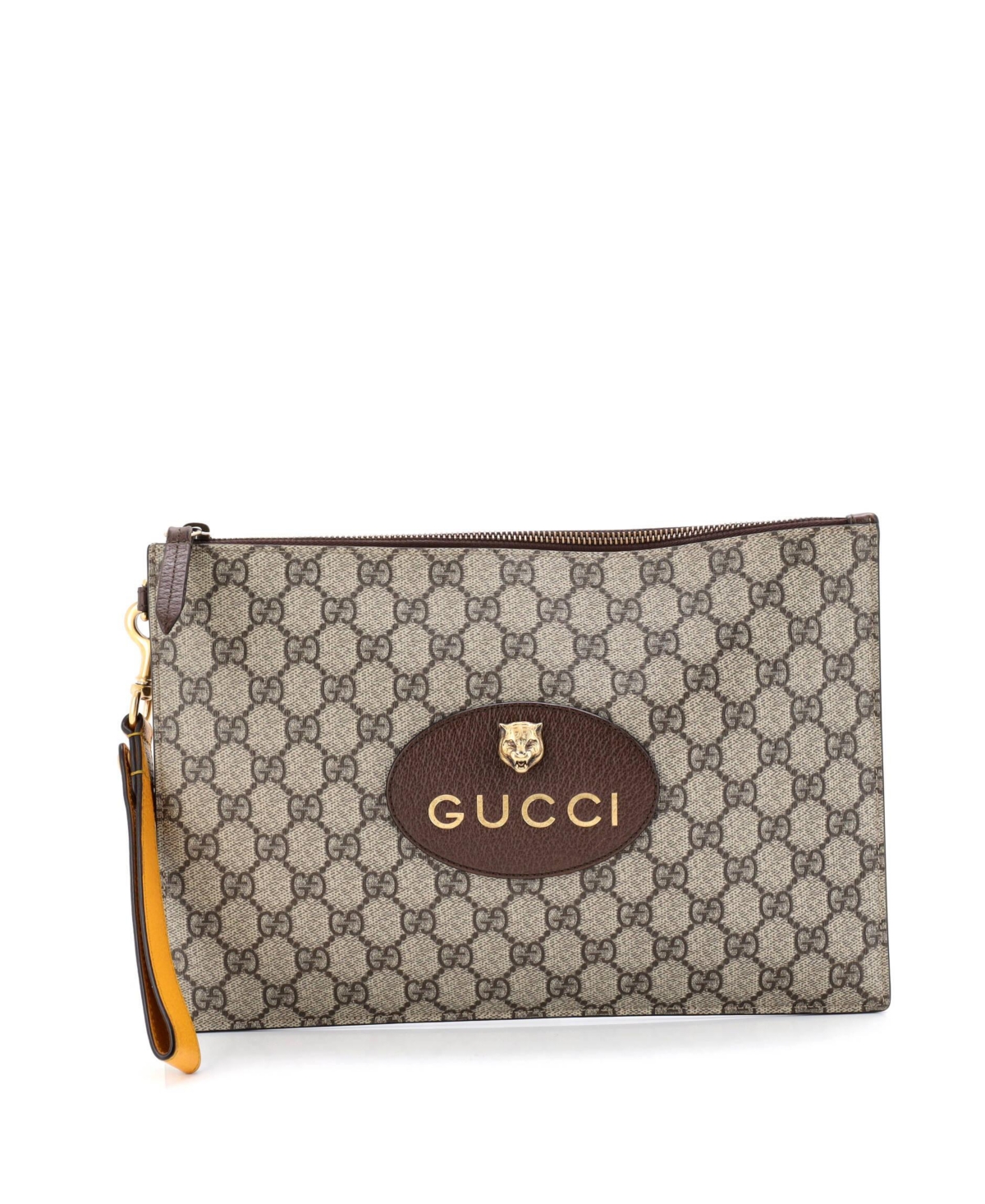 Click here for Pre-Owned Gucci Neo Vintage Wristlet Pouch Gg Coat... prices
