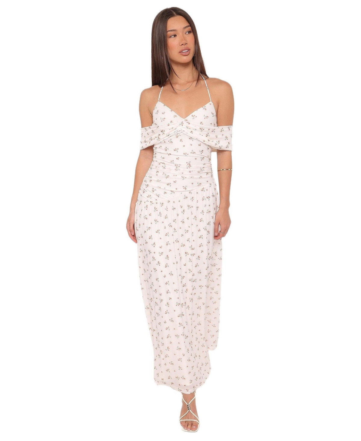 Click here for Petal and Pup Womens Mayven Maxi Dress - White dit... prices