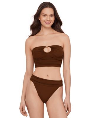 Click here for Steve Madden Womens Gold Tone Bead Keyhole Tube Bi... prices