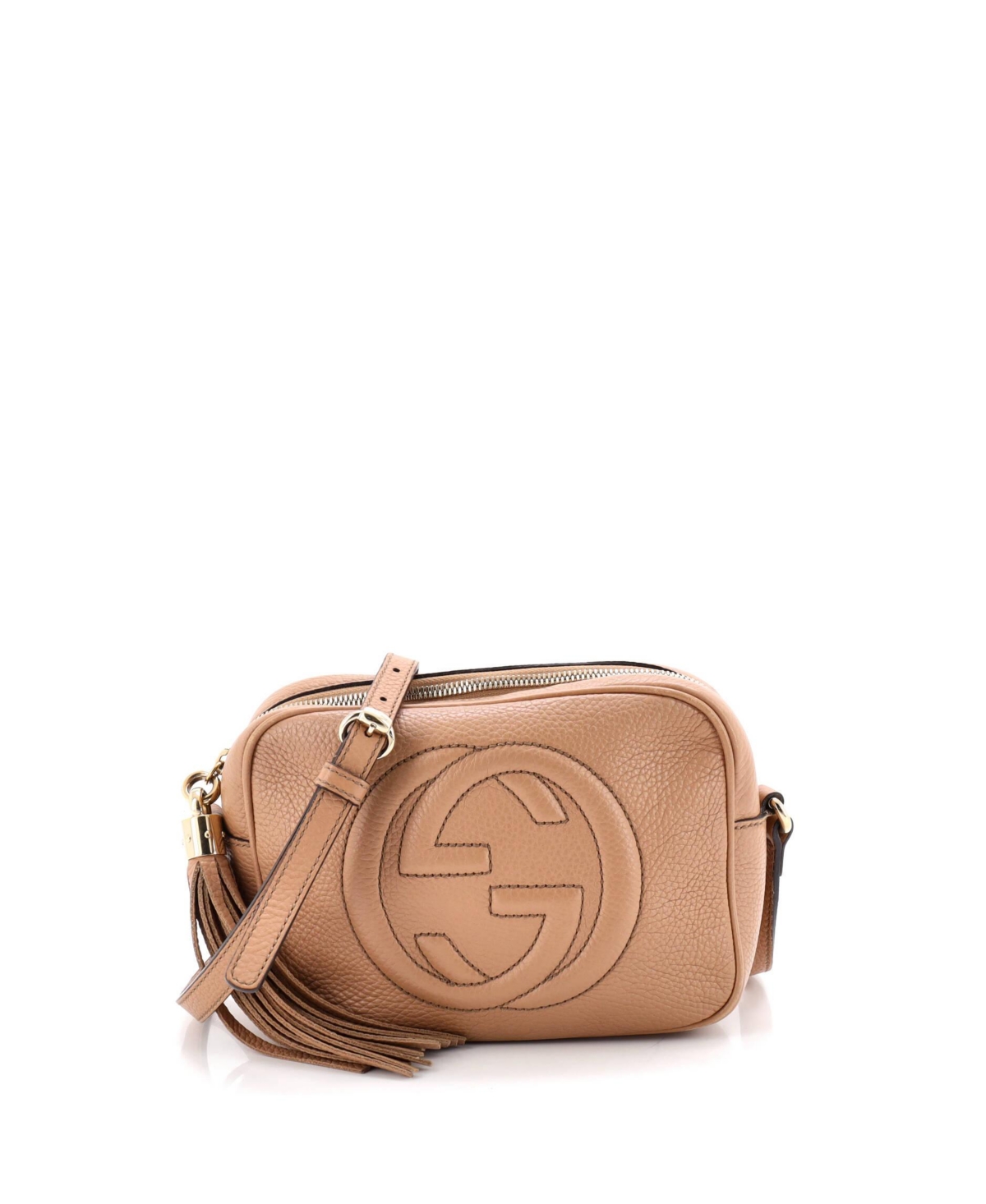 Click here for Pre-Owned Gucci Small Soho Disco Crossbody Bag Lea... prices