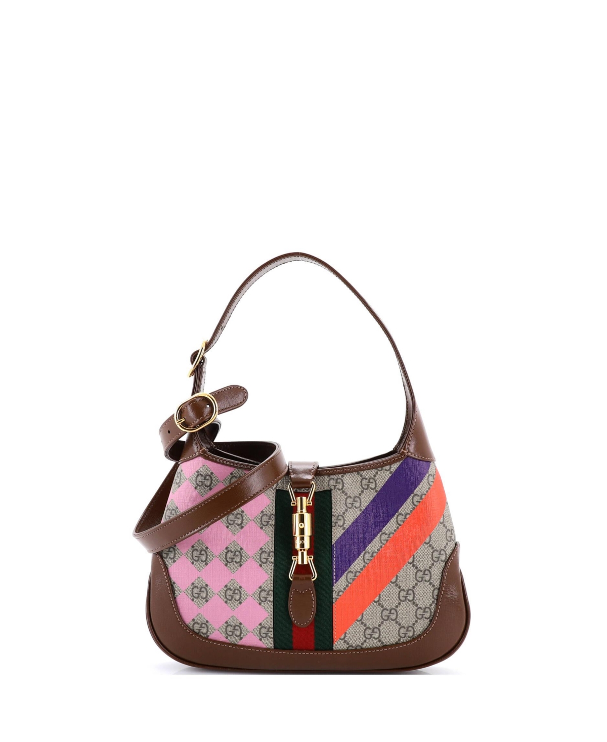 Click here for Pre-Owned Gucci Small Jackie 1961 Hobo Printed Gg... prices