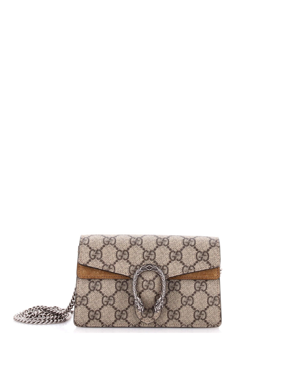 Click here for Pre-Owned Gucci Mini Dionysus Bag Gg Coated Canvas... prices