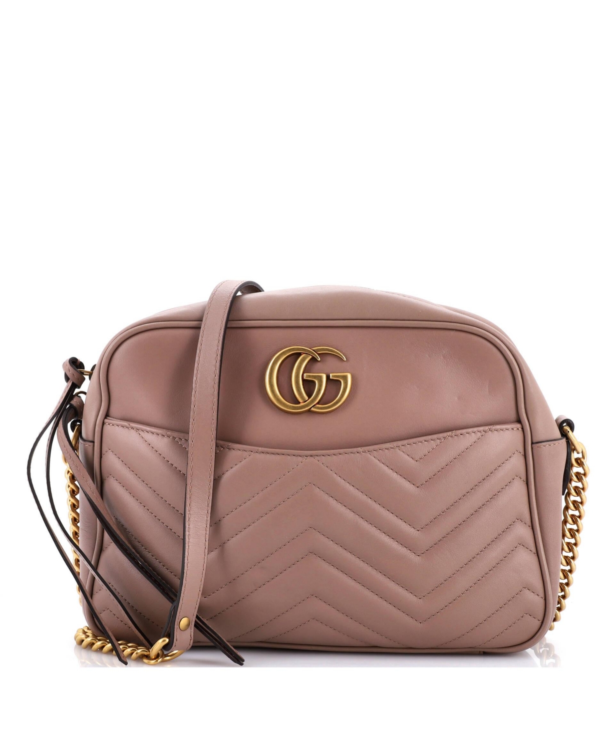 Click here for Pre-Owned Gucci Medium Gg Marmont Shoulder Bag Mat... prices