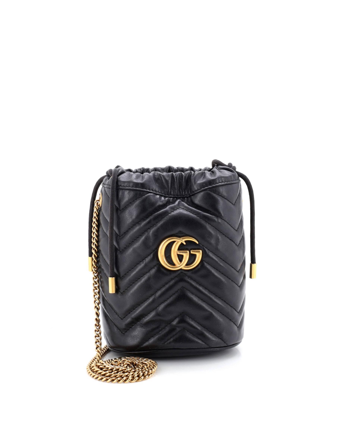 Click here for Pre-Owned Gucci Mini Gg Marmont Bucket Bag Matelas... prices