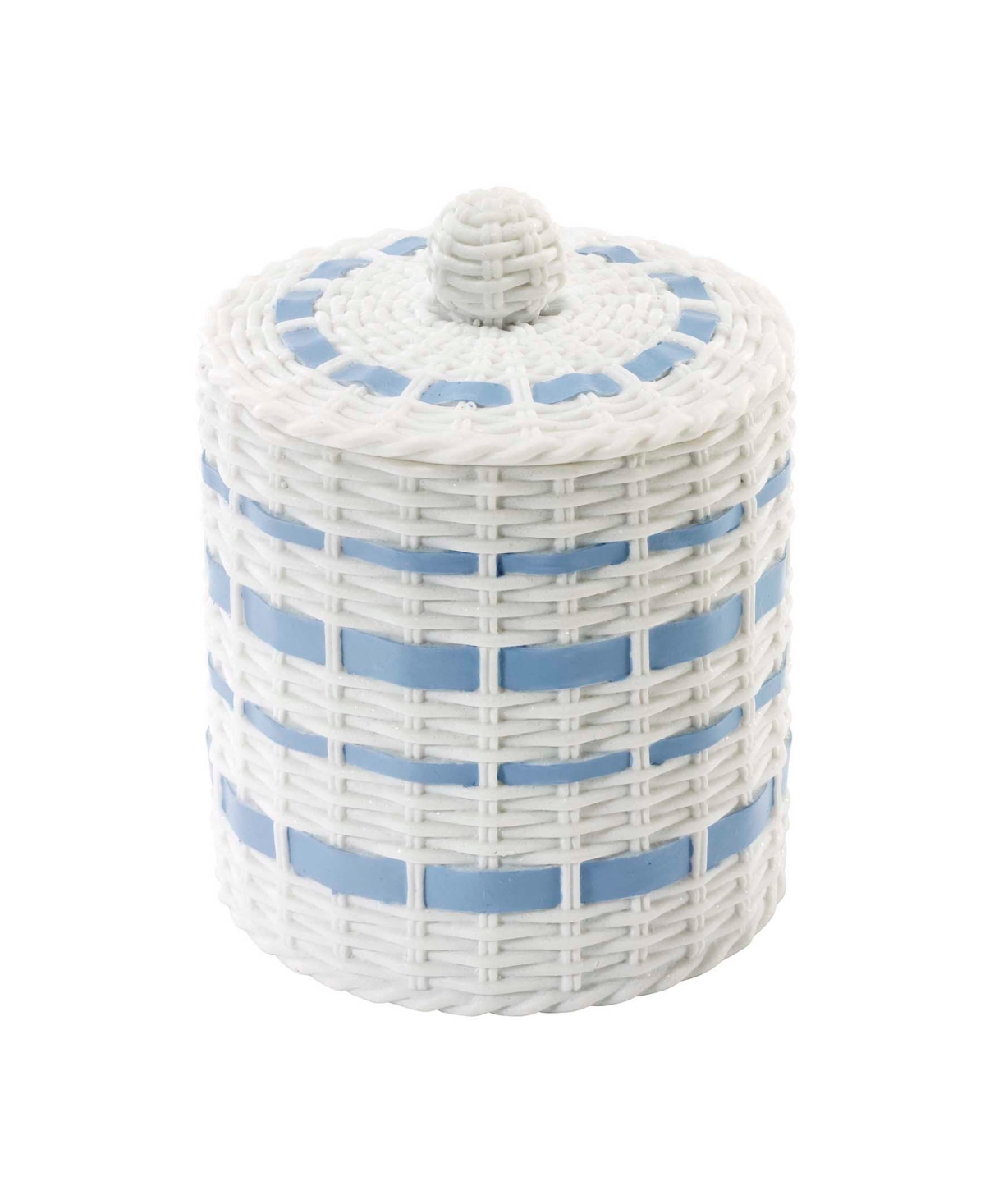 Click here for Izod Savannah 5 Decorative Covered Jar - Blue prices