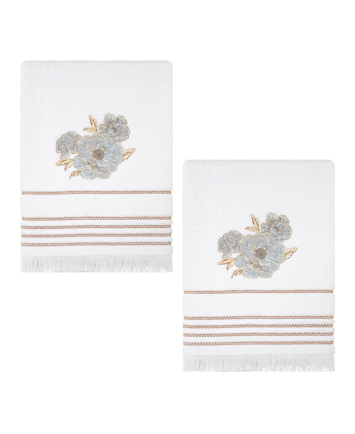 Click here for Nicole Miller Camille 2-Pack Cotton Bath Towel Set... prices