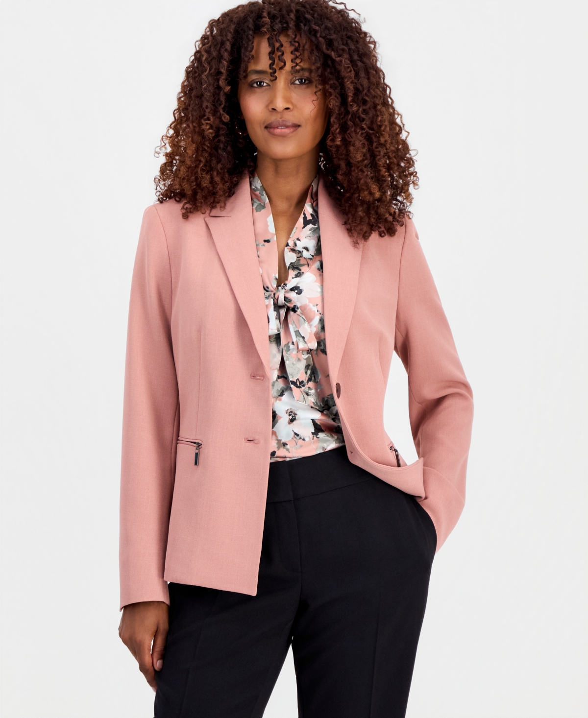 Click here for Kasper Womens Two-Button Peak-Lapel Blazer - Tearo... prices