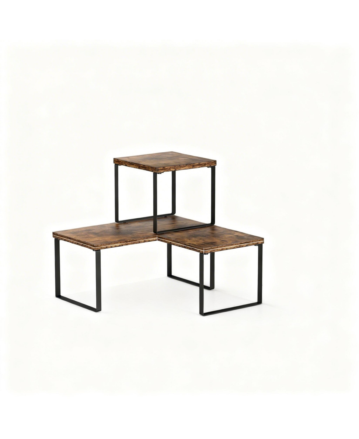 Click here for Yigii Adjustable Stackable Corner Shelf Organizer... prices