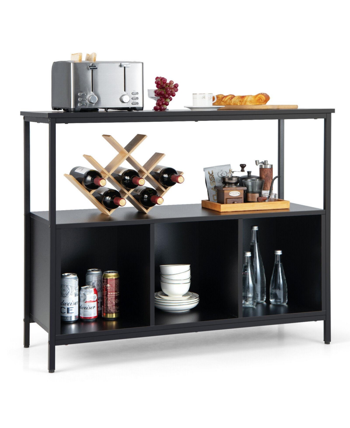 Click here for Sugift Modern Kitchen Buffet Sideboard with 3 Comp... prices
