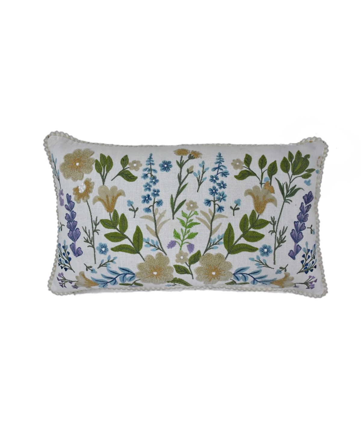 Click here for Loom House Flowers of Spring Cotton Decorative Pil... prices