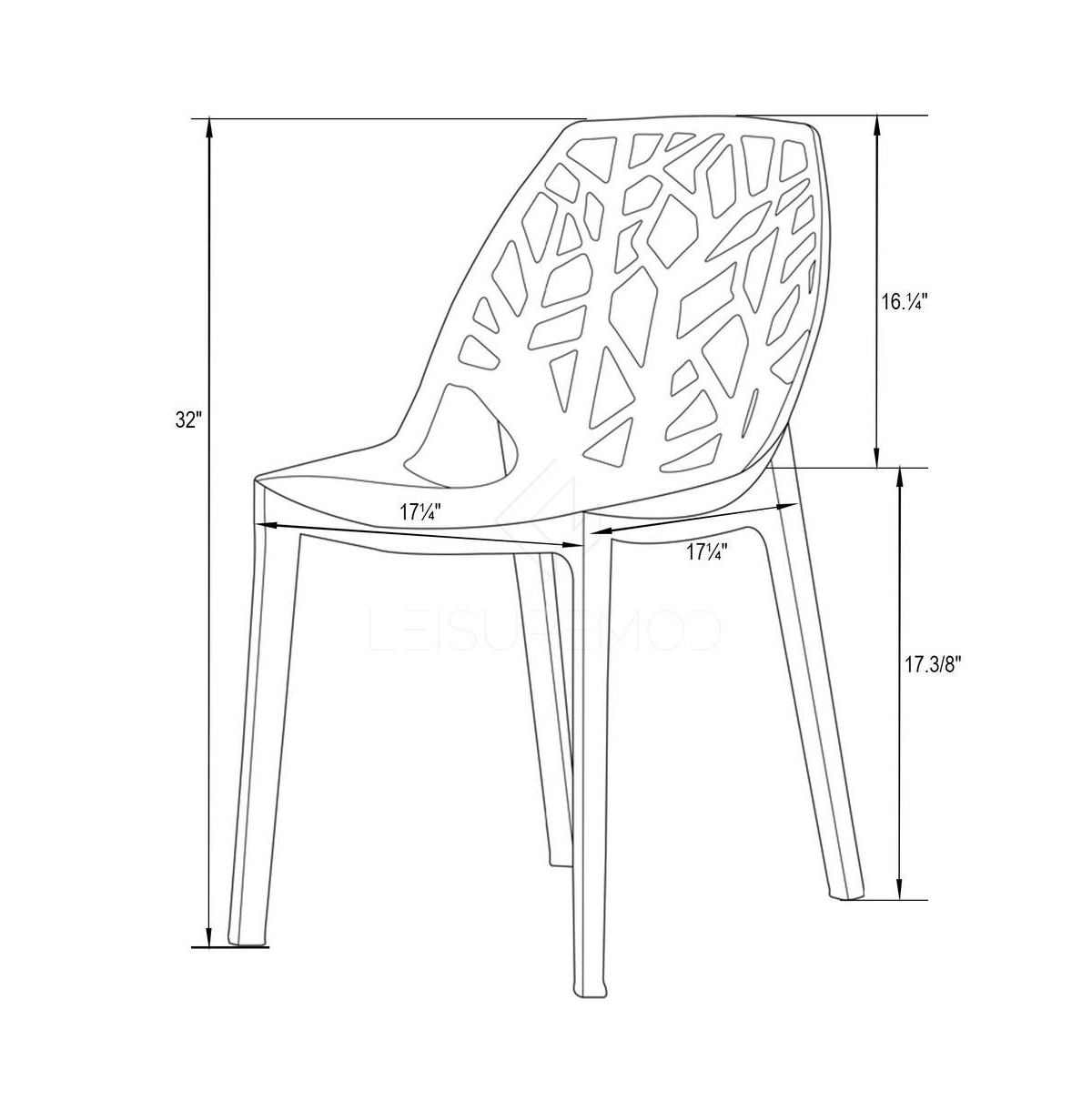 Click here for LeisureMod Modern Cornelia Dining Chair  Set of 2 prices