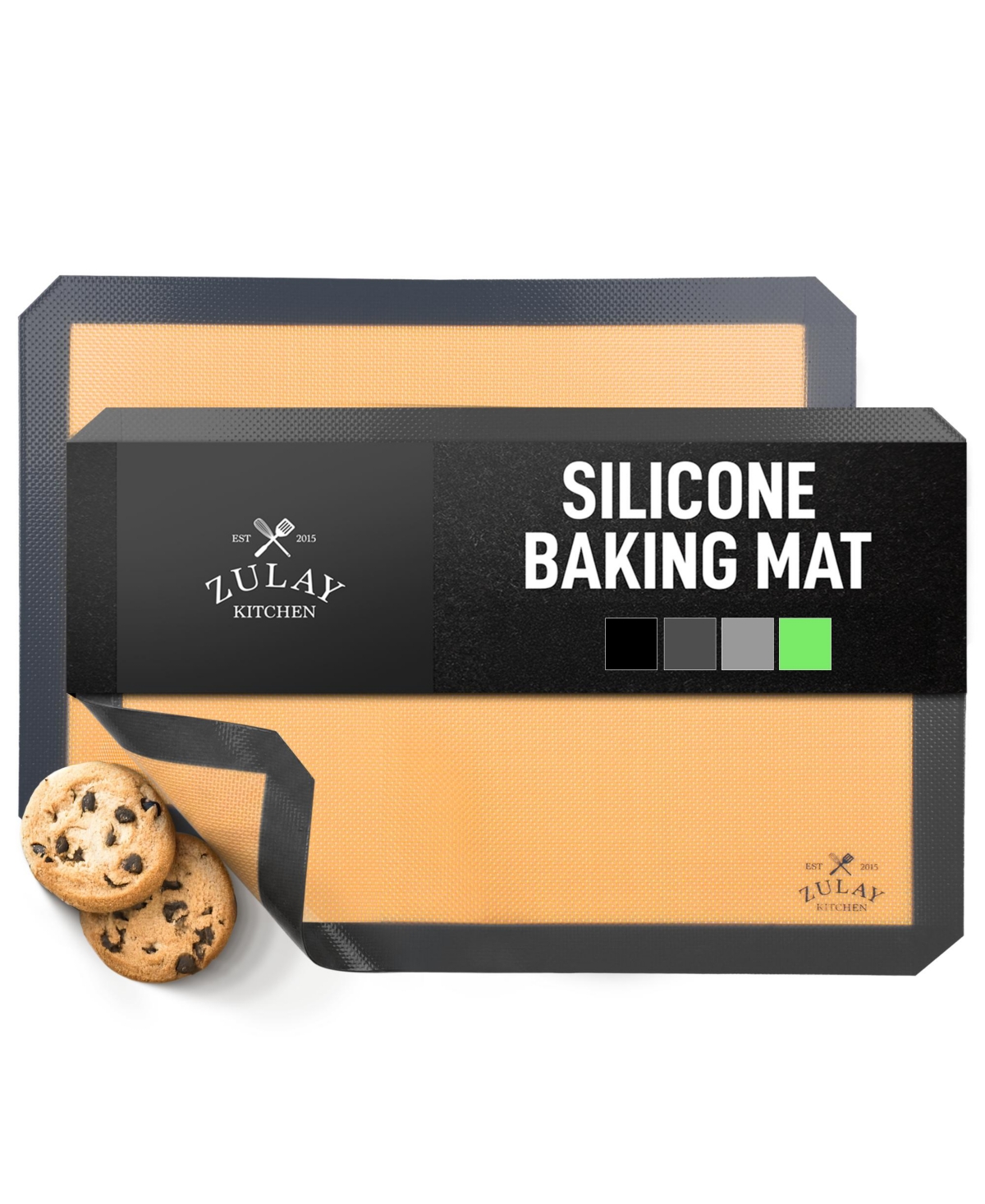 Click here for Zulay Kitchen (2 Pack) Silicone Baking Mat Sheet S... prices