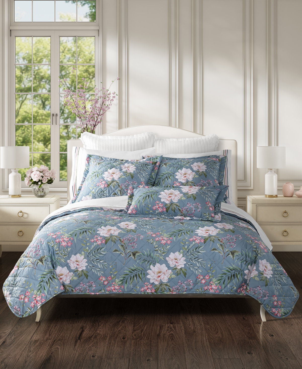 Click here for Piper & Wright Savannah Floral 3-Pc. Quilt Set  Ki... prices