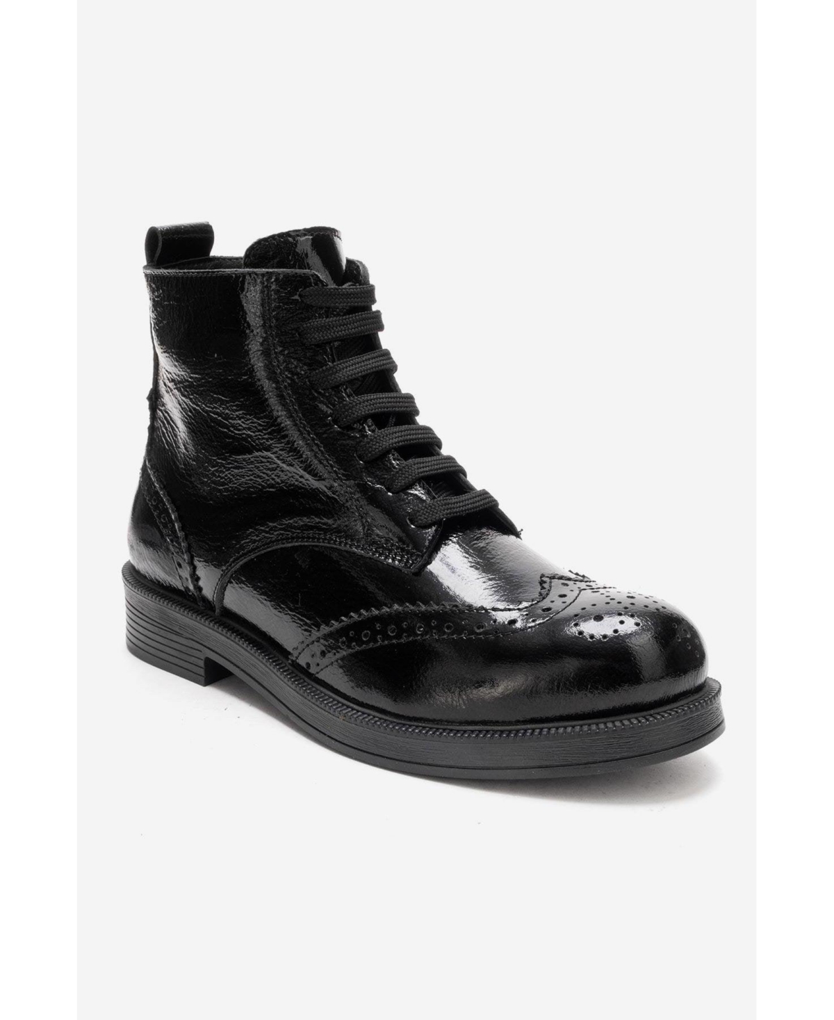 Click here for Forever and Always Womens Nelvy Leather Boot - Bla... prices