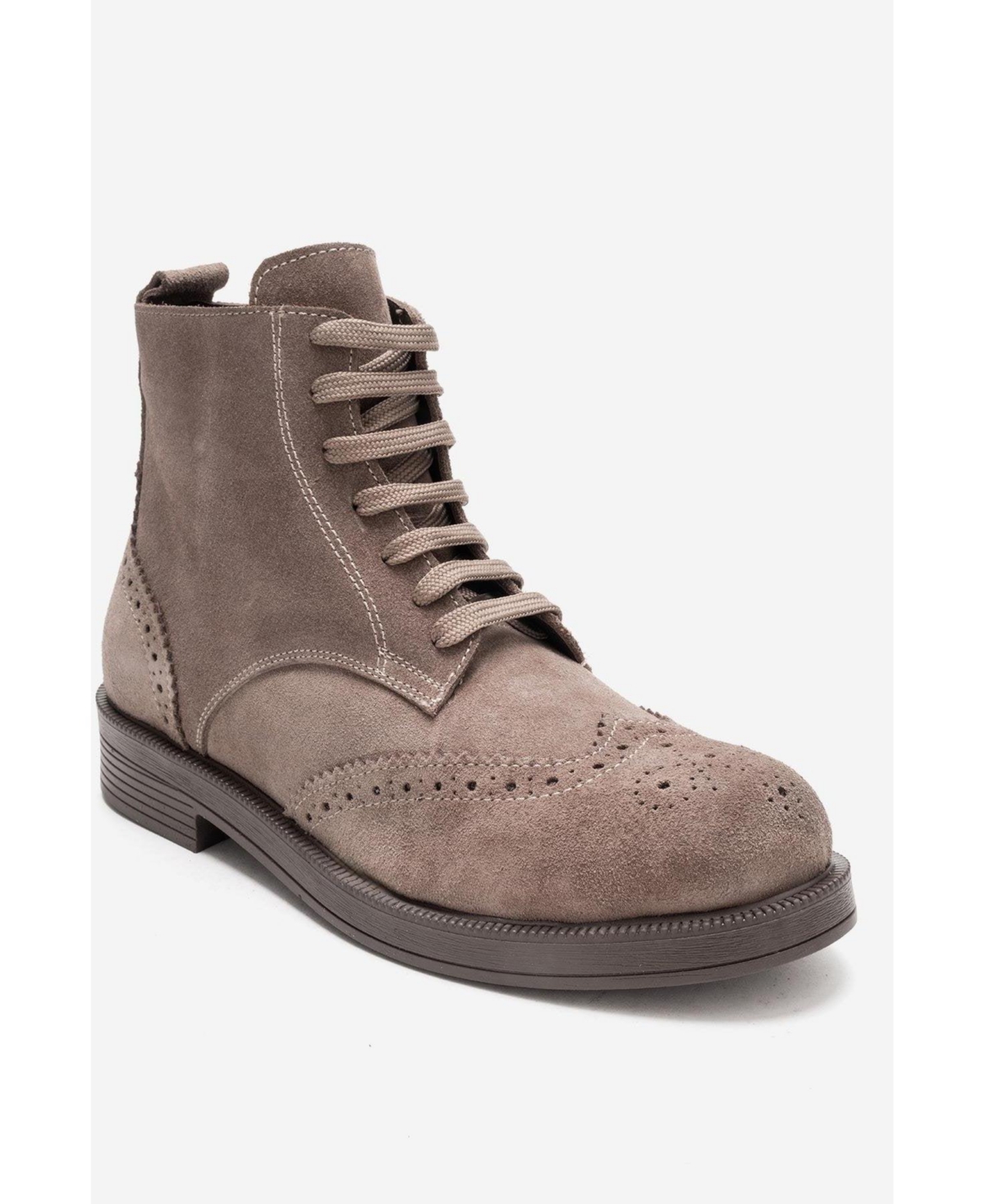 Click here for Forever and Always Womens Nelvy Leather Boot - Tau... prices