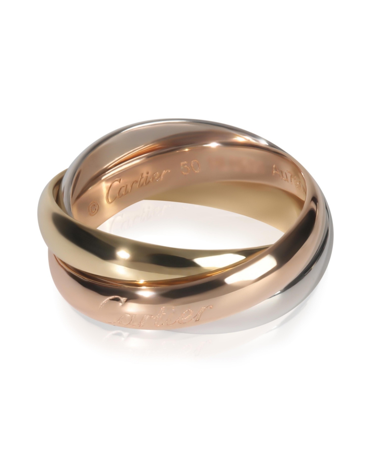 Click here for Pre-Owned Cartier 3-Tone Gold Classic Model Trinit... prices