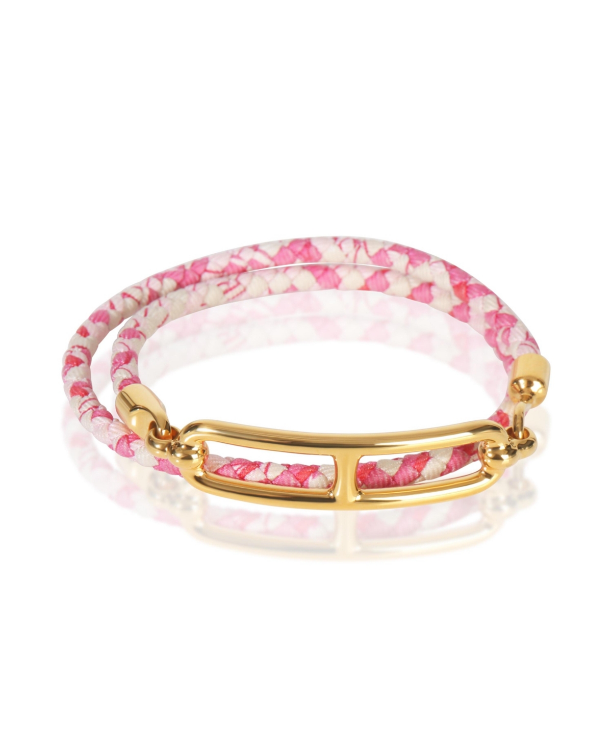 Click here for Pre-Owned Hermes Gold-Plated Roulis Double Tour Br... prices