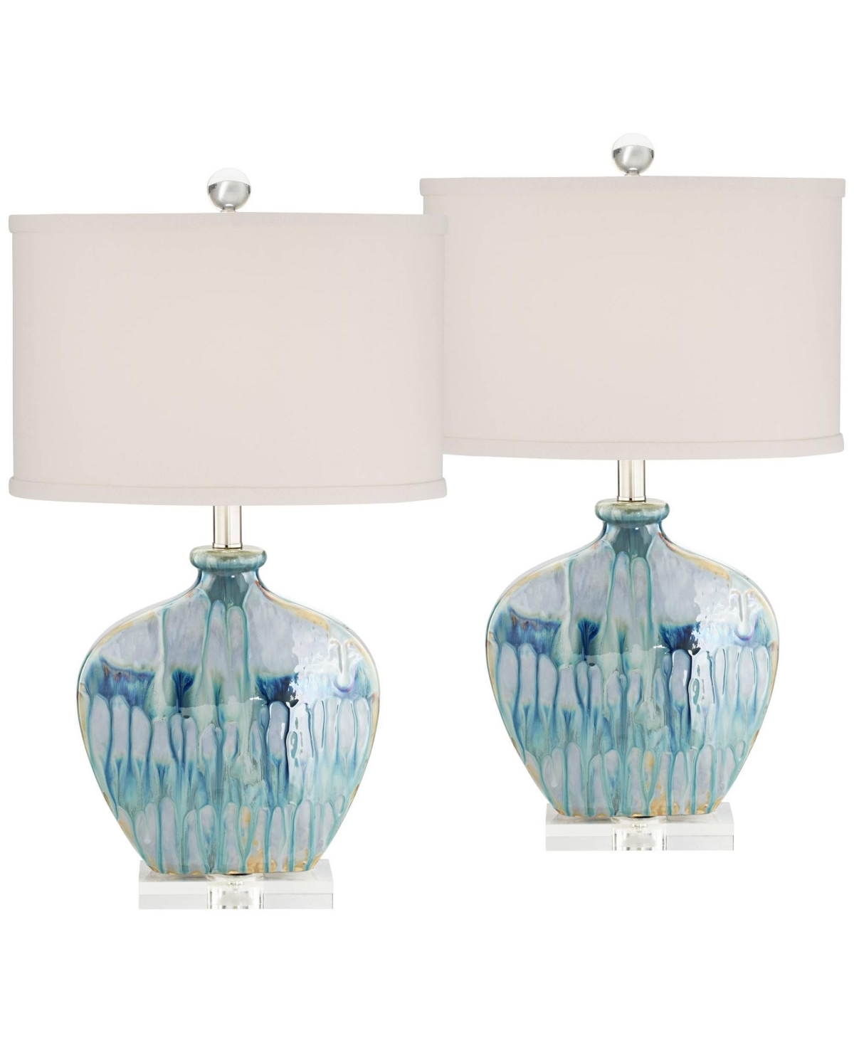 Click here for Possini Euro Design Coastal Table Lamps 25" H... prices
