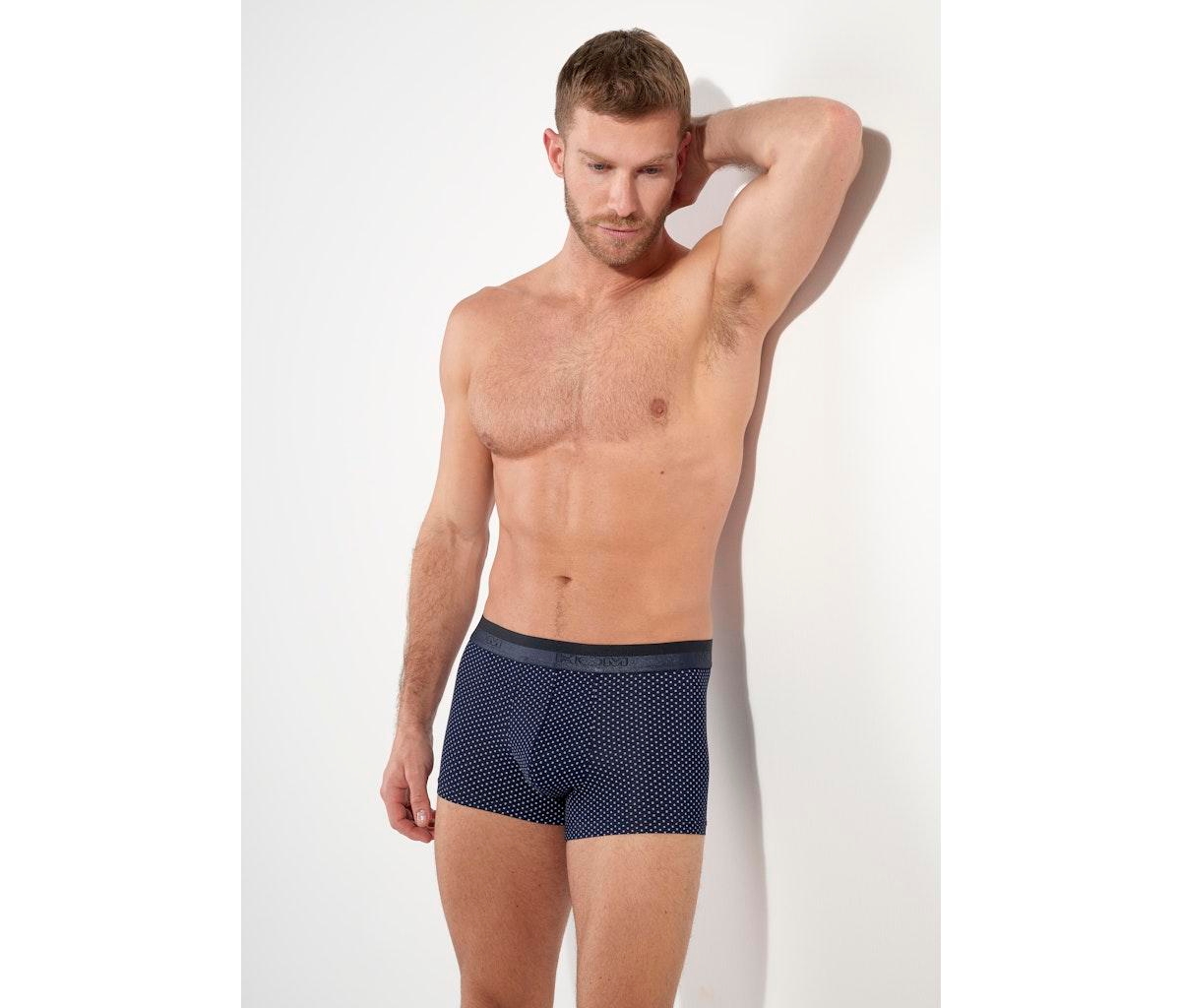Click here for Hom Usa Mens H-Fresh Comfort Boxer Briefs - Navy prices