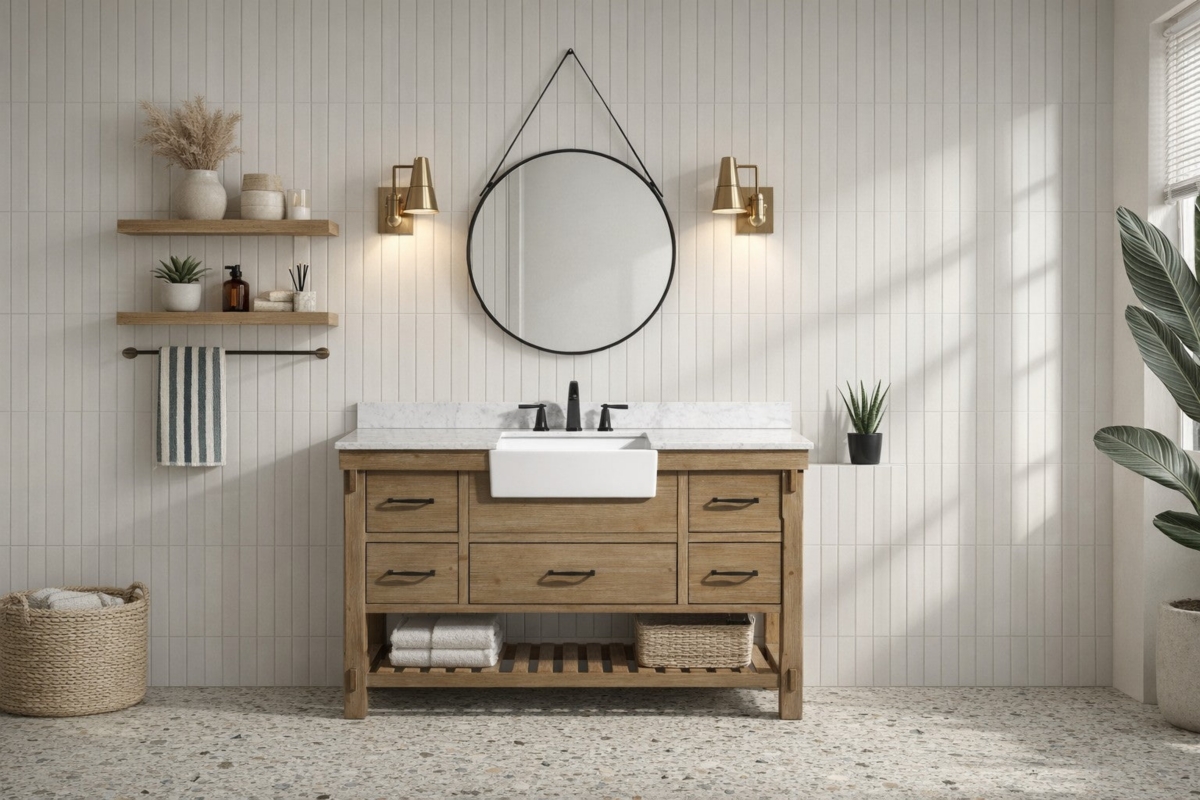 Click here for Ari Bath Marina 48" Bathroom Vanity Weathered... prices