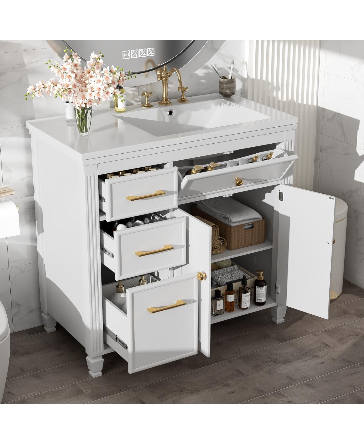 Click here for Sillysis 36" Bathroom Vanity with Ceramic Sin... prices