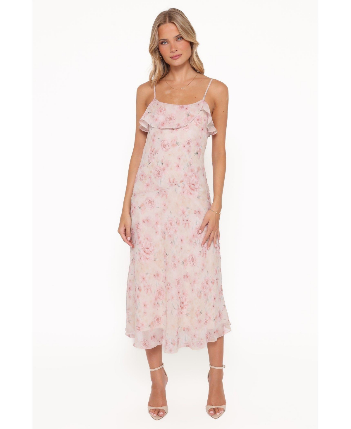 Click here for Petal and Pup Womens Lizbeth Maxi Dress - Pink mau... prices