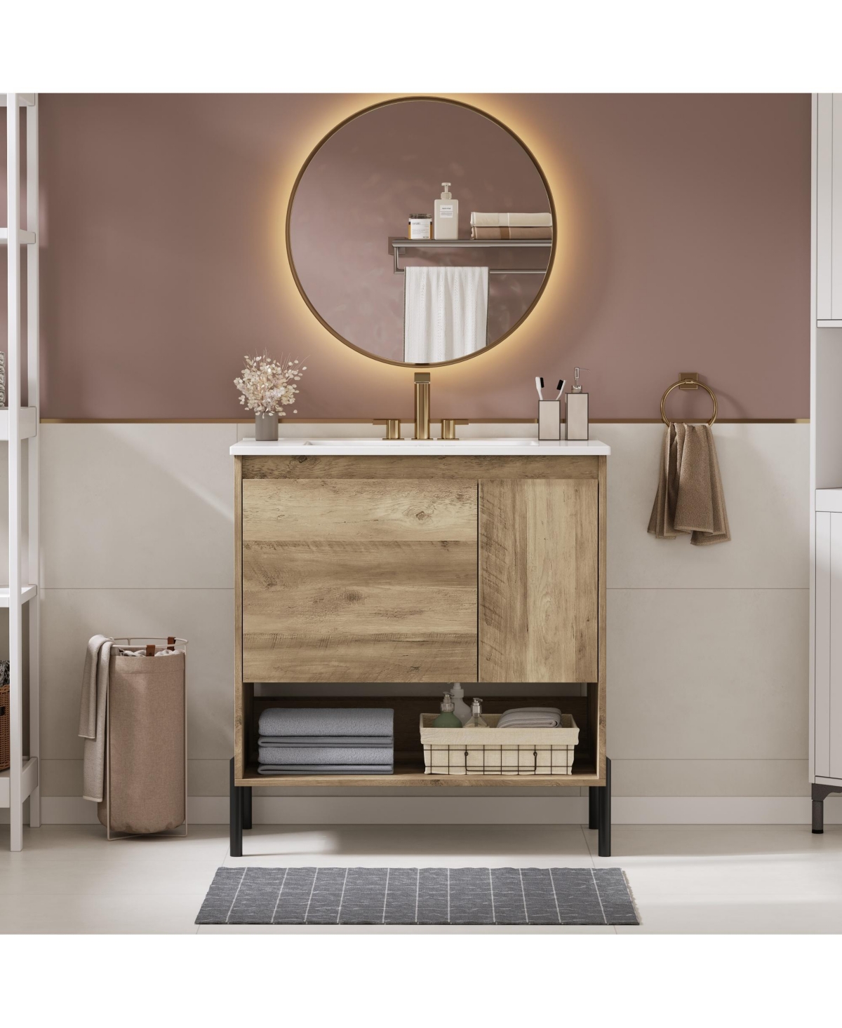 Click here for Busdays Modern Bathroom Vanity with Ceramic Sink... prices