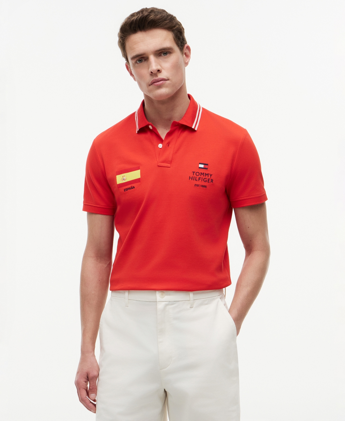 Click here for Tommy Hilfiger Mens Regular-Fit Polo Shirt - Cajun... prices