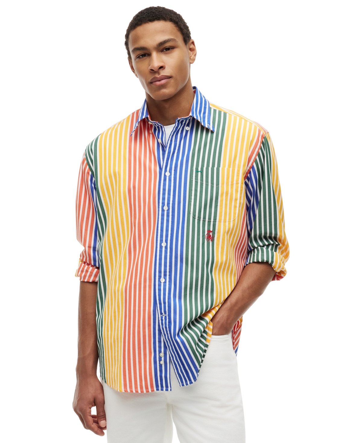 Click here for Tommy Hilfiger Mens Prep Icon Stripe Relaxed-Fit S... prices