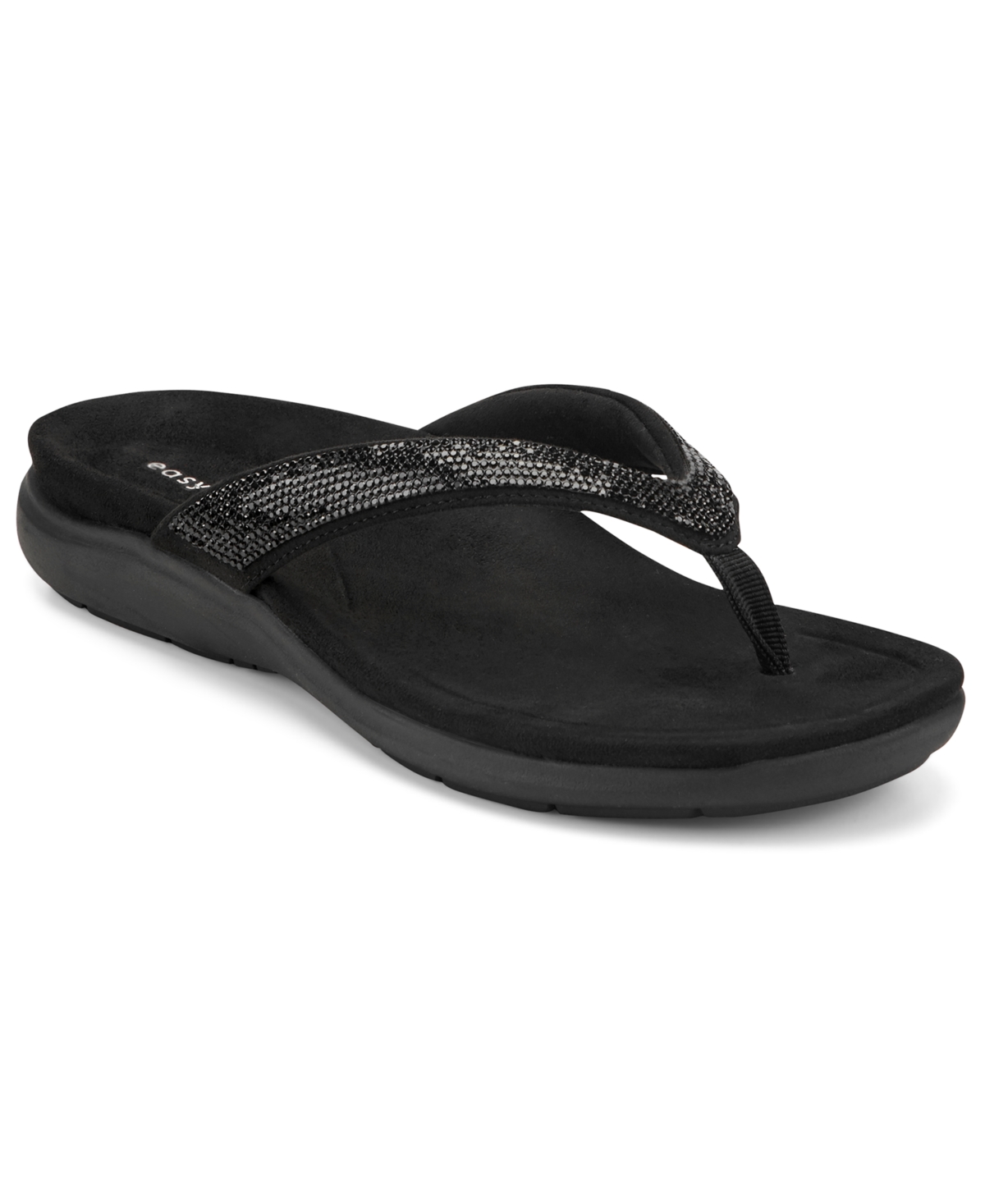 Click here for Easy Spirit Womens Wendi Embellished Thong Slip-On... prices
