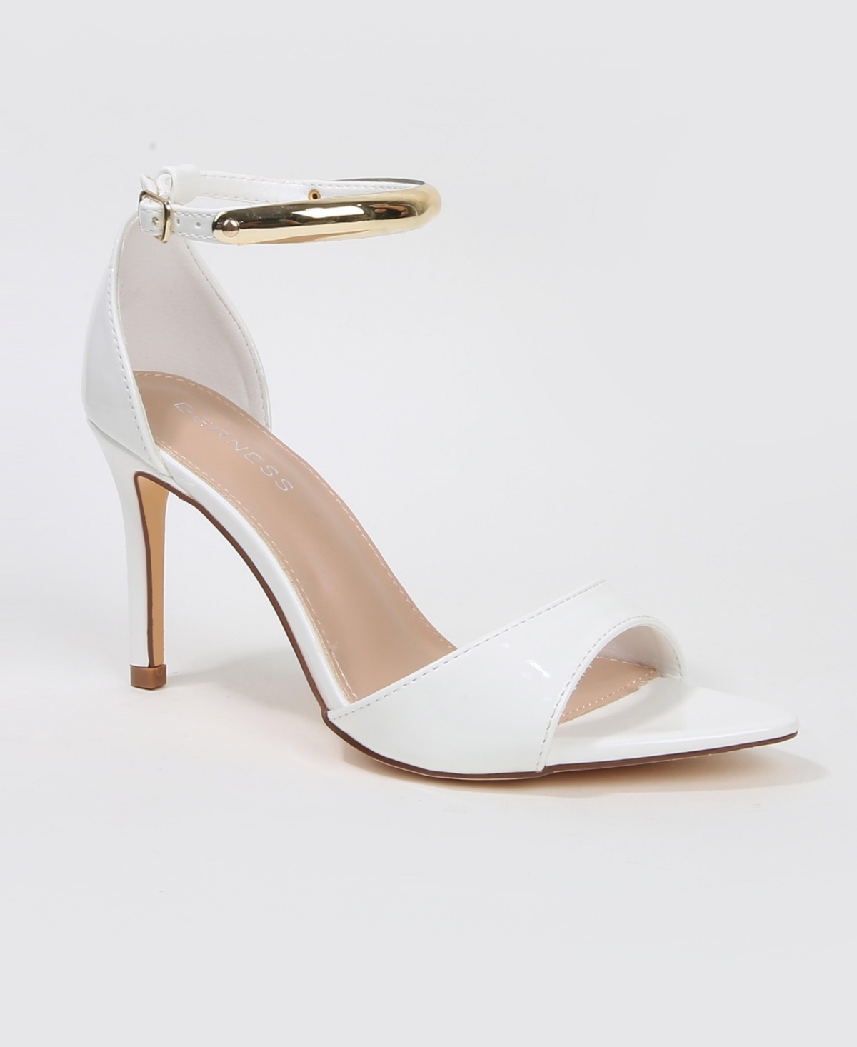 Click here for Berness Womens Hunter Stiletto Sandals with Gold-T... prices