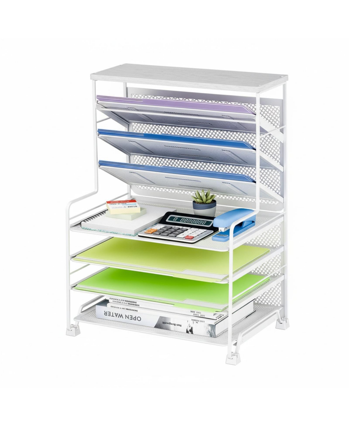 Click here for Yigii 7 Tier Desk File Organizer 2 Pack Letter Tra... prices