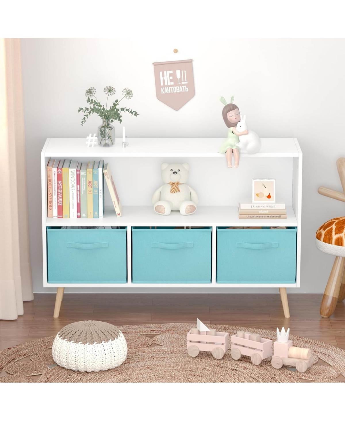 Click here for Rainsken Kids Bookcase and Bookshelf  Toy Storage... prices