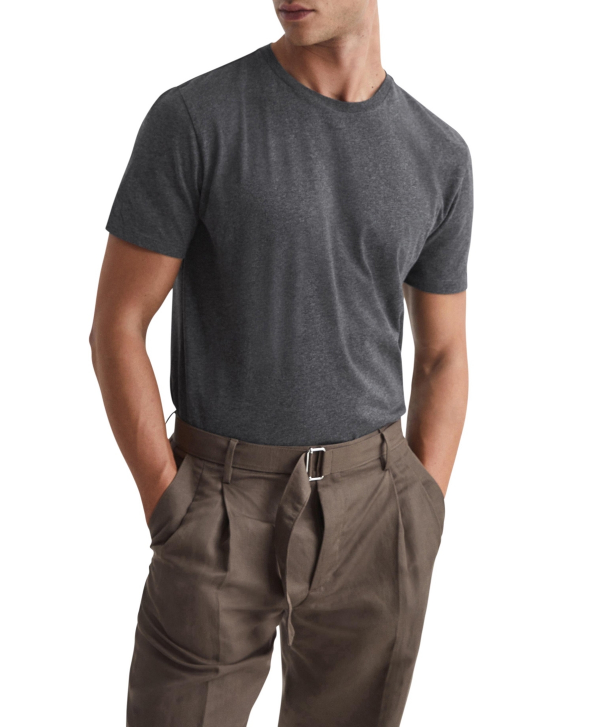 Click here for Reiss Mens 3 Pack Cotton Crew Neck Tailored Fit T-... prices