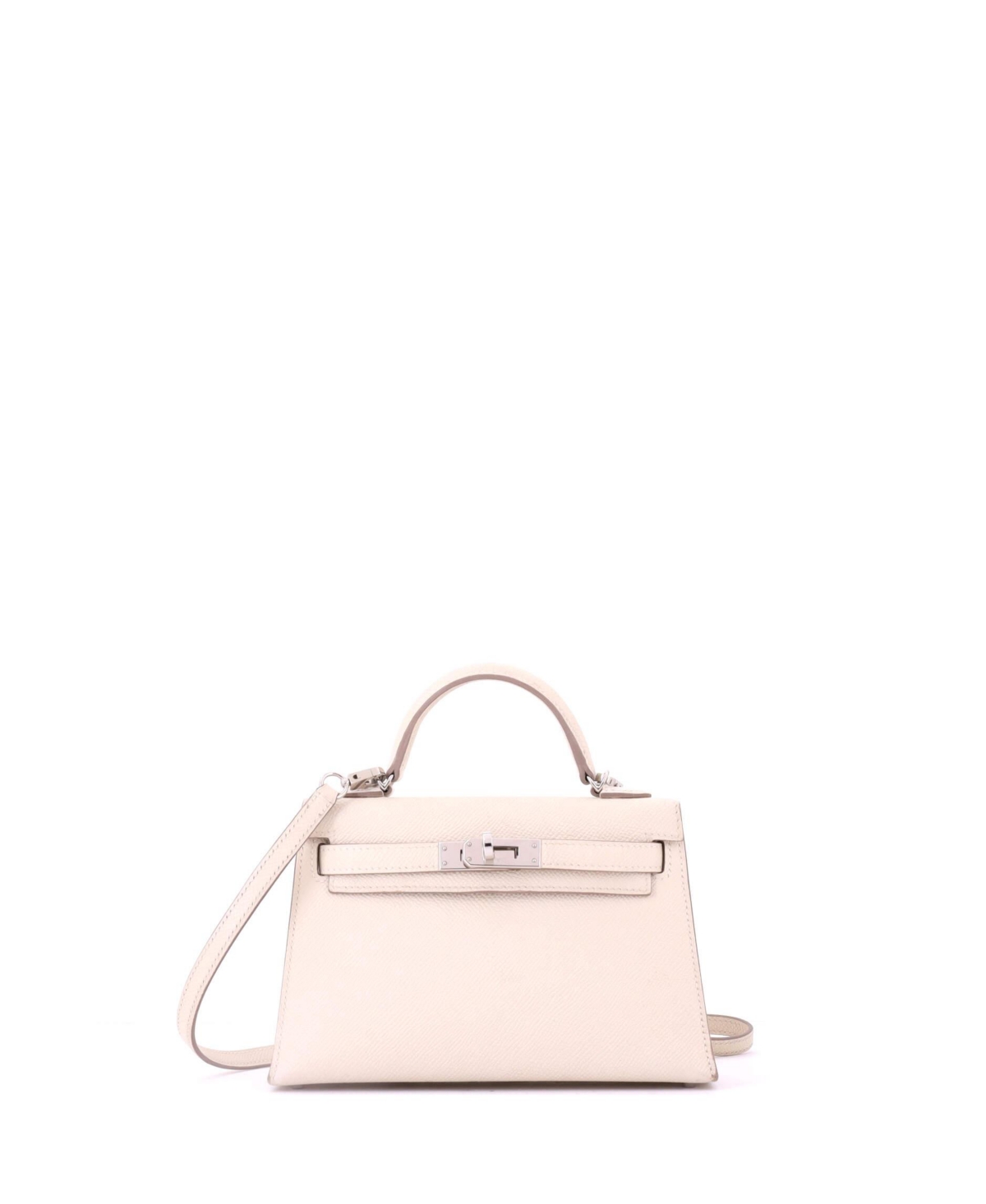 Click here for Pre-Owned HERMES Kelly 20 Handbag Light Epsom with... prices
