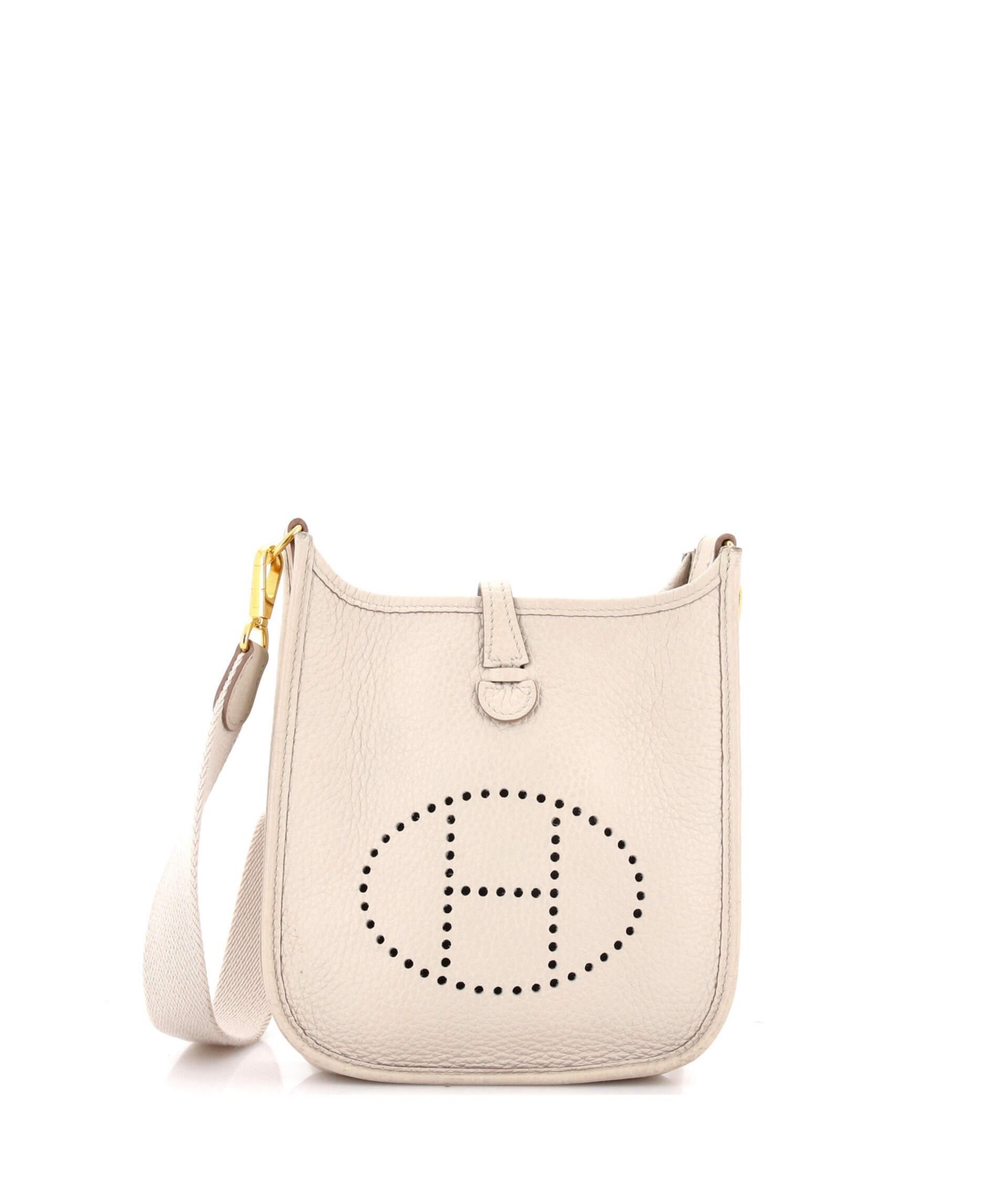 Click here for Pre-Owned HERMES Tpm Evelyne Bag Gen Iii Clemence... prices