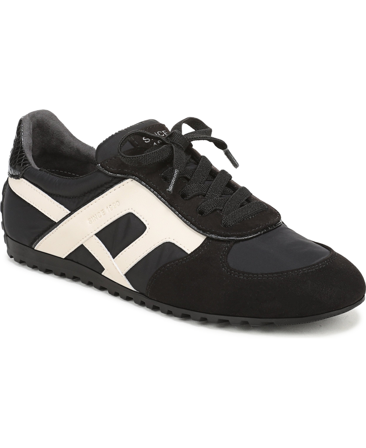 Click here for Franco Sarto Womens Raquel Lace-Up Sneakers - Blac... prices