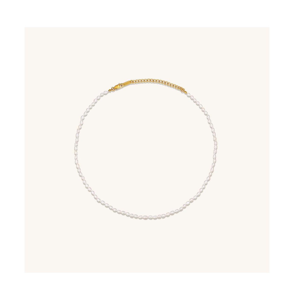 Click here for Mantra Intention Pearl Chain sterling silver - Pea... prices